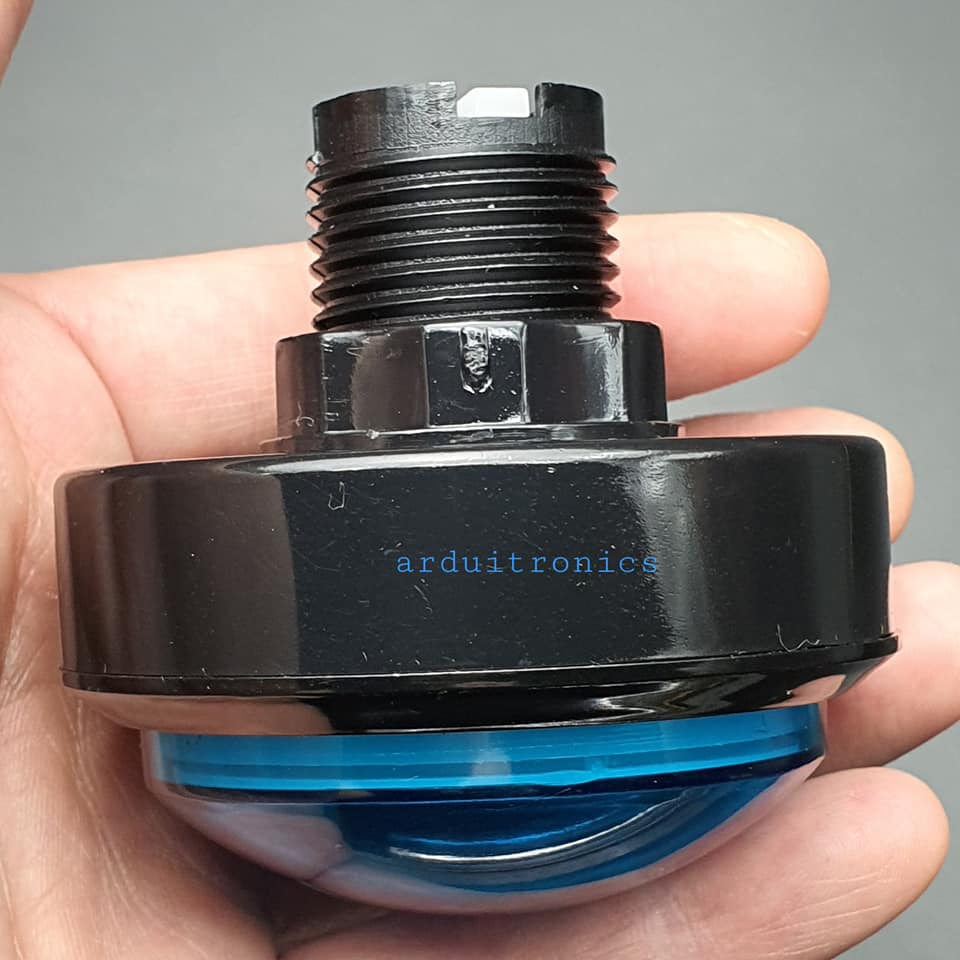 ปุ่มกดตู้เกม สวิตช์กดติดปล่อยดับขนาดใหญ่ 60mm พร้อมไฟ Led สีเขียว Arduino Raspberry Pi