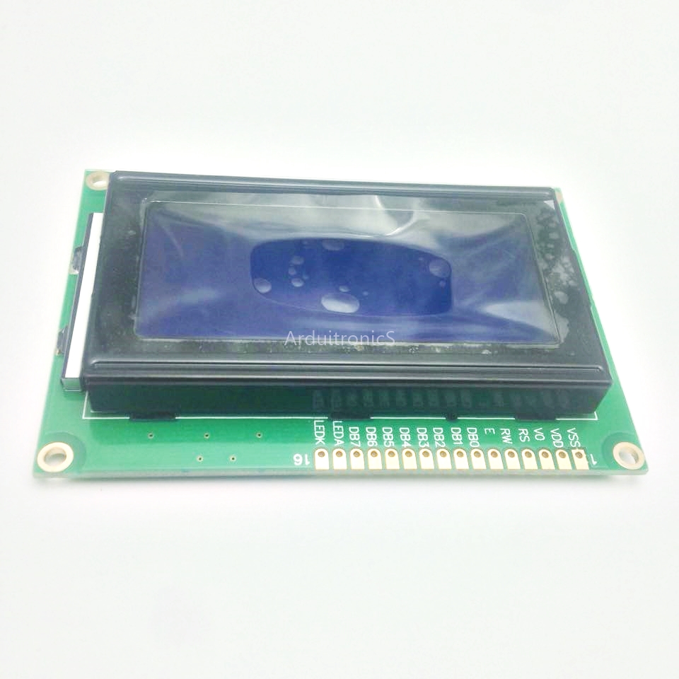 LCD 1604A Module 16x4 (Blue Backlight) - Arduino, Raspberry Pi, NodeMCU, IoT, Nvidia, Lora, AI ...