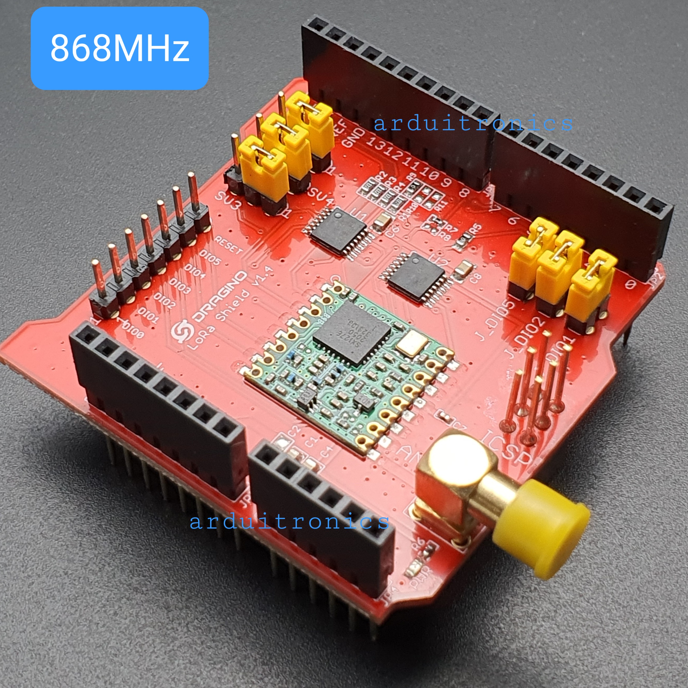 LoRa Shield 868MHz for Arduino Module Lora Shield (แถมเสาอากาศ) - Arduino, Raspberry Pi, NodeMCU ...