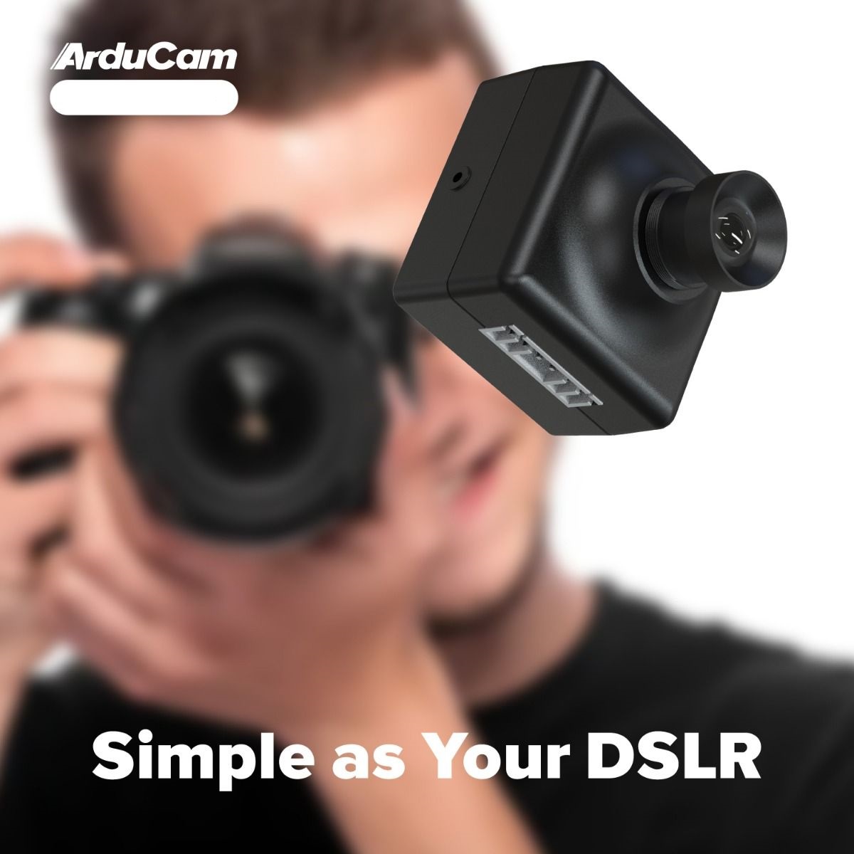 Mega 3mp Spi Camera Module With M12 Lens Noir For Any Microcontroller