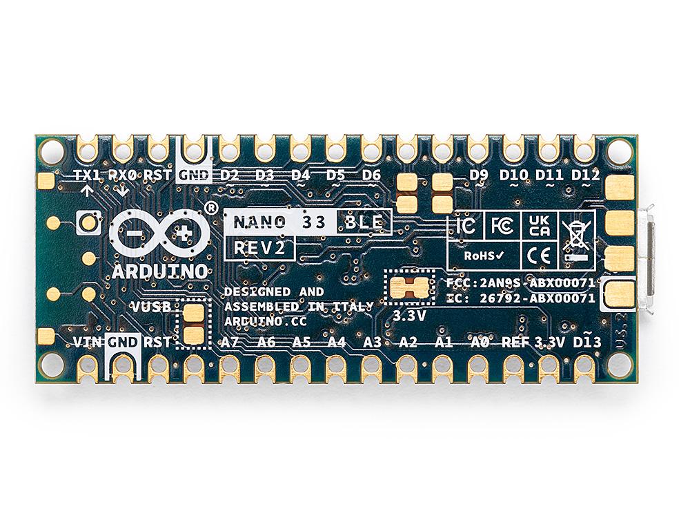 Arduino Nano 33 Ble Rev2 บอร์ดแท้ Made In Italy Arduino Raspberry