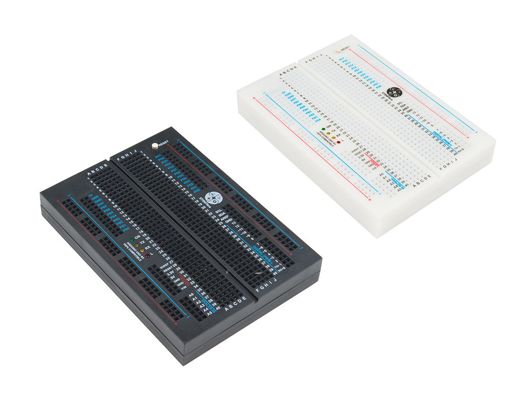 STEMTera (Breadboard with built-in Dual Microcontroller – ATmega328P & ATmega32U2) - Sparkfun ...