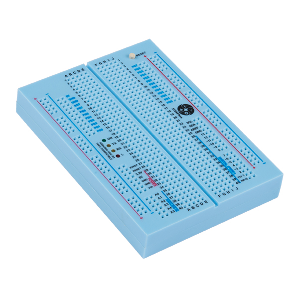 STEMTera (Breadboard with built-in Dual Microcontroller – ATmega328P & ATmega32U2) - Sparkfun ...