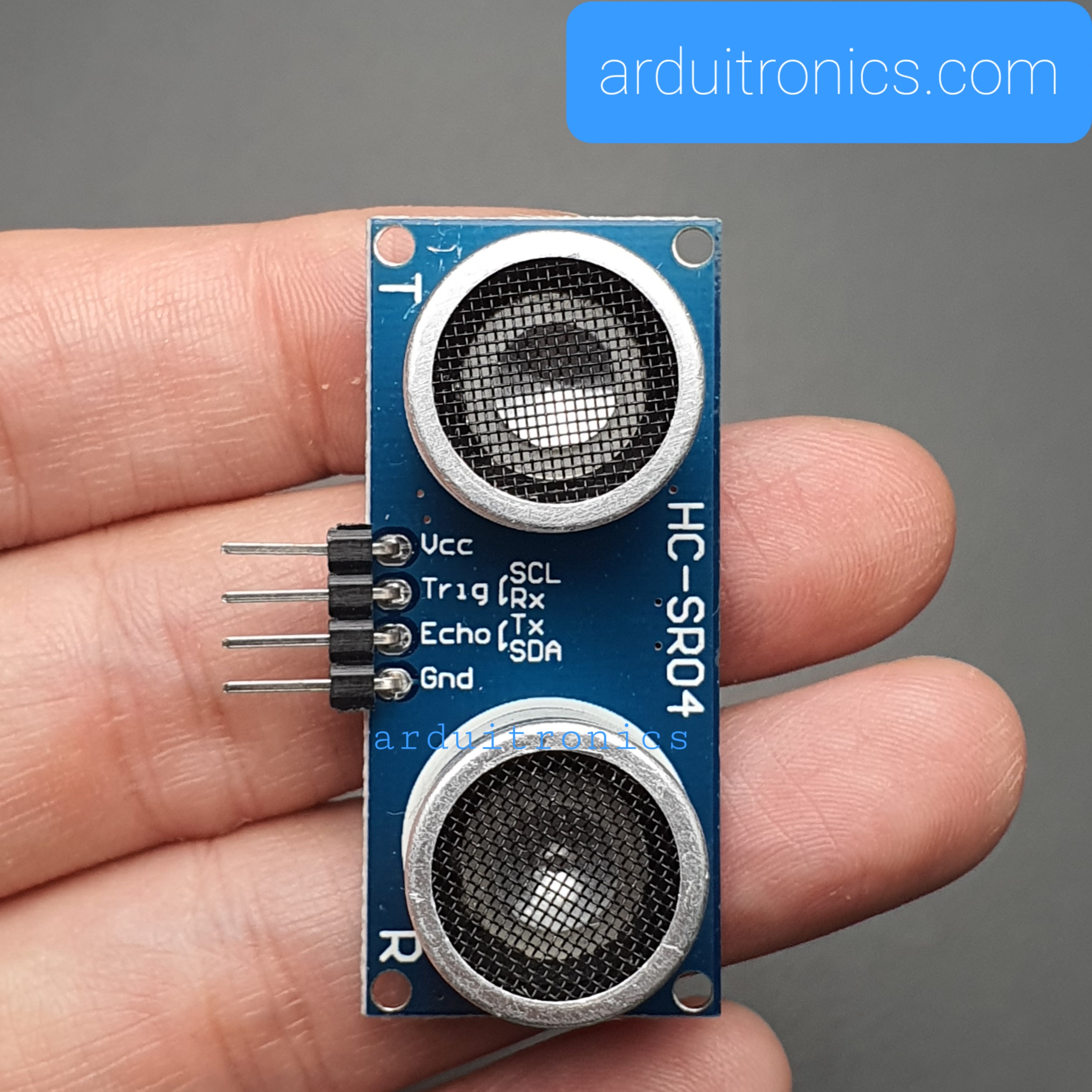 Ultrasonic Sensor เซ็นเซอร์วัดระยะทาง Ultrasonic Module Hc Sr04p แบบที่ 1 Arduino Raspberry