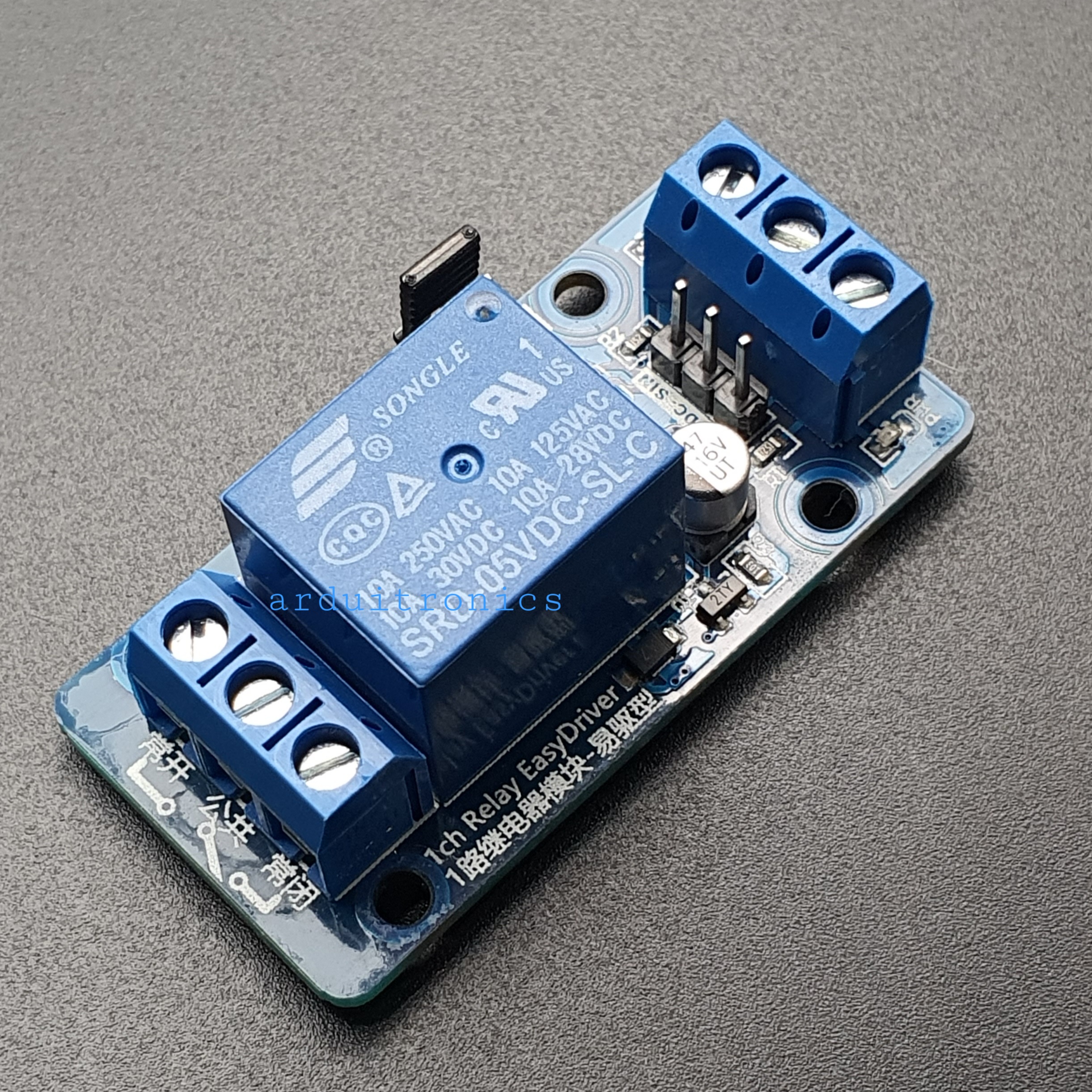 1 Channel Relay Module 5V (High/Low Level Trigger) - Arduino, Raspberry ...