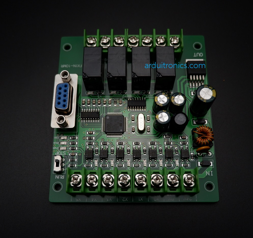 PLC (FX1N-10MR) - Arduino, Raspberry Pi, NodeMCU, IoT, Nvidia, Lora, AI, Machine Learning ...