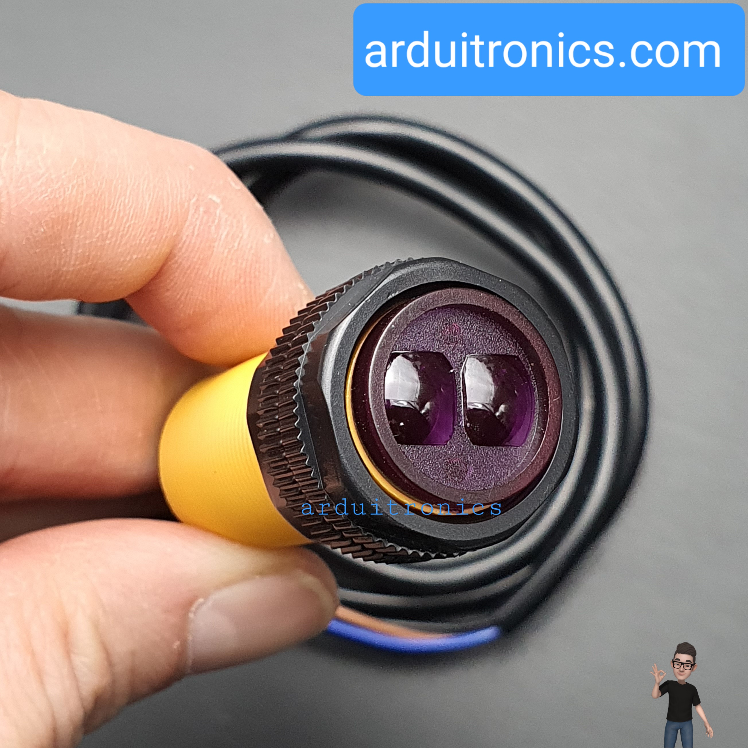 Infrared Distance Sensor (E18-D80NK) ปลายสาย Jumper Arduino - Arduino ...