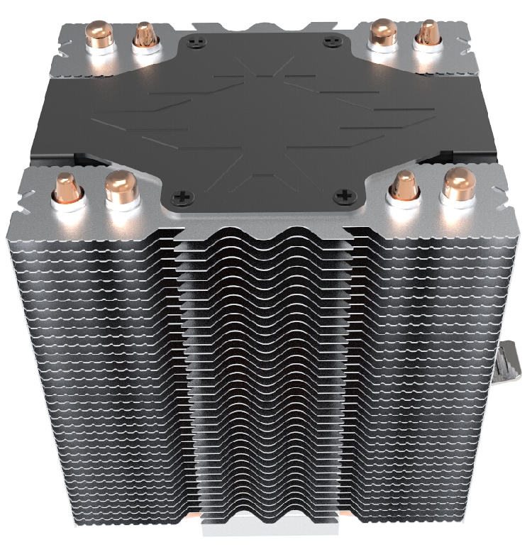 Super Heat Sink for CPU Desktop (4 copper tubes, 9cm fan, ultra quiet ...