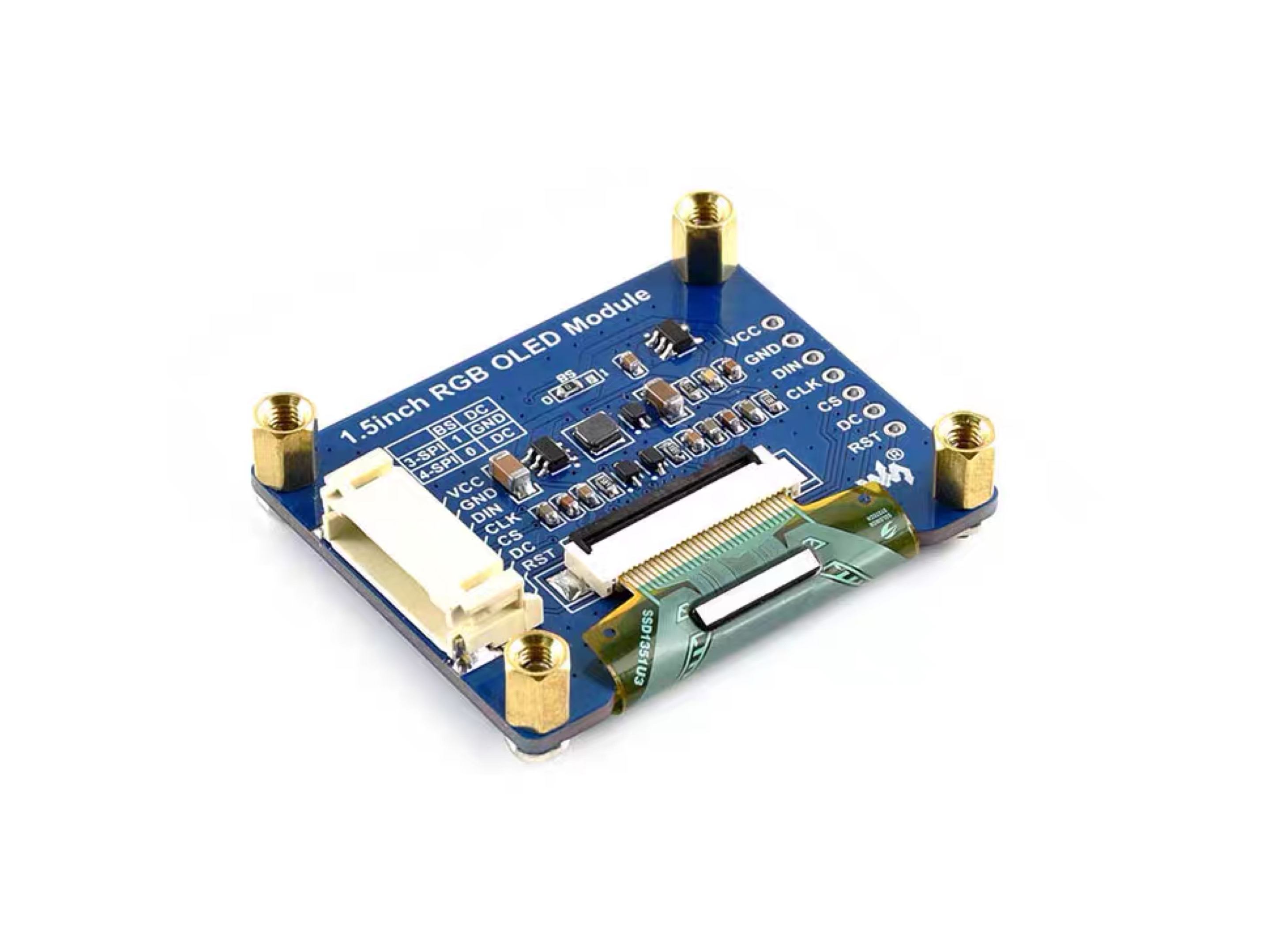 128x128, General 1.5inch RGB OLED display Module, 16-bit high color ...