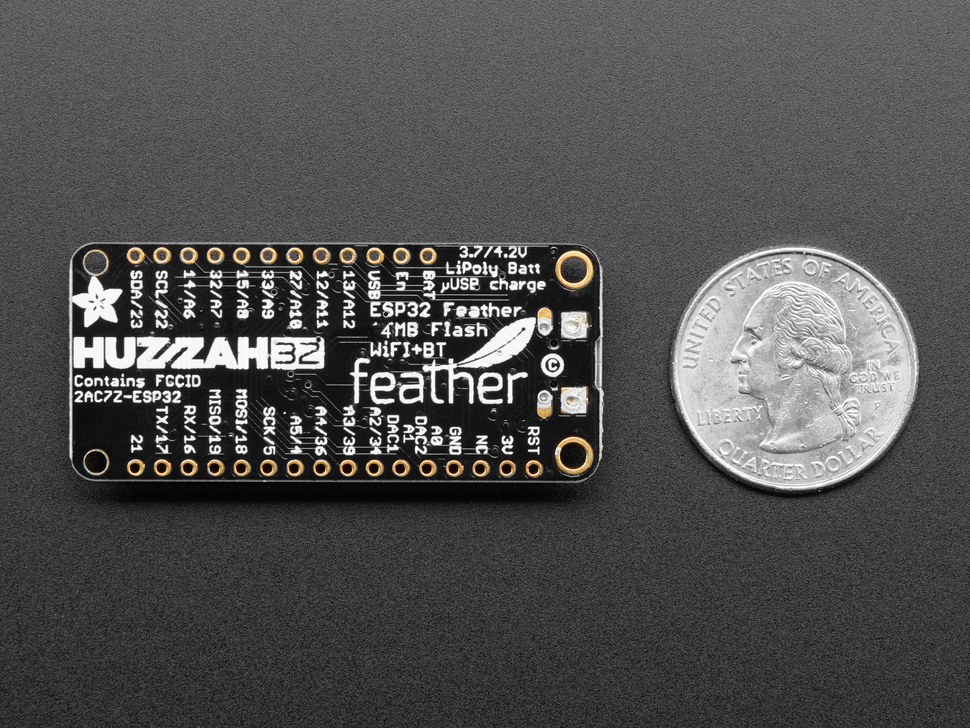 Adafruit HUZZAH32 – ESP32 Feather Board (แท้จาก Adafruit, USA) - Arduino, Raspberry Pi, NodeMCU ...