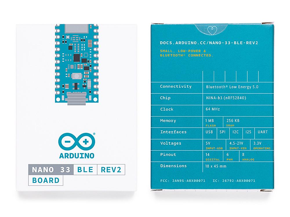 Arduino Nano 33 Ble Rev2 บอร์ดแท้ Made In Italy Arduino Raspberry