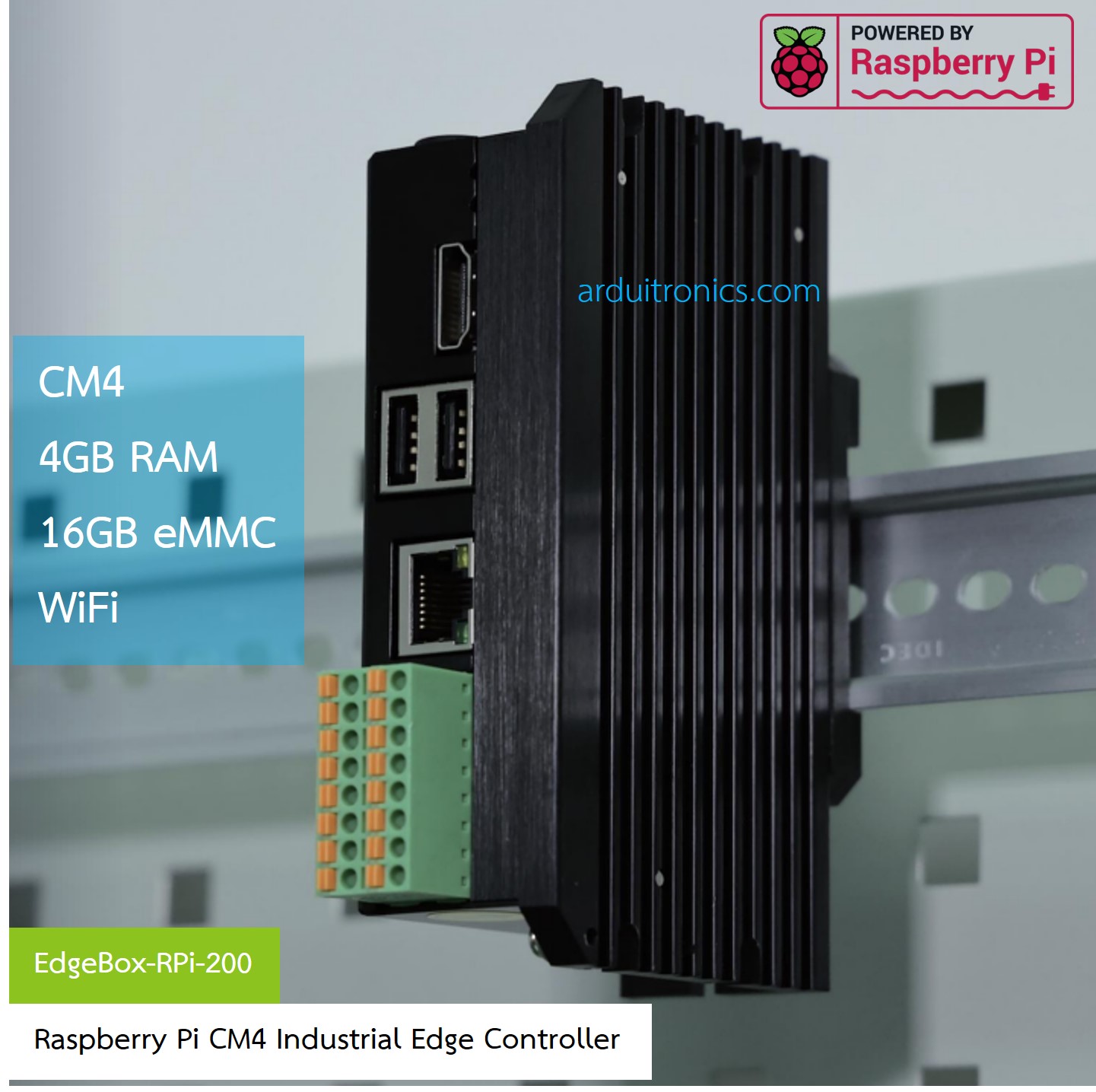 [Industrial Raspberry Pi] EdgeBox RPi 200 - Industrial Edge Controller ...