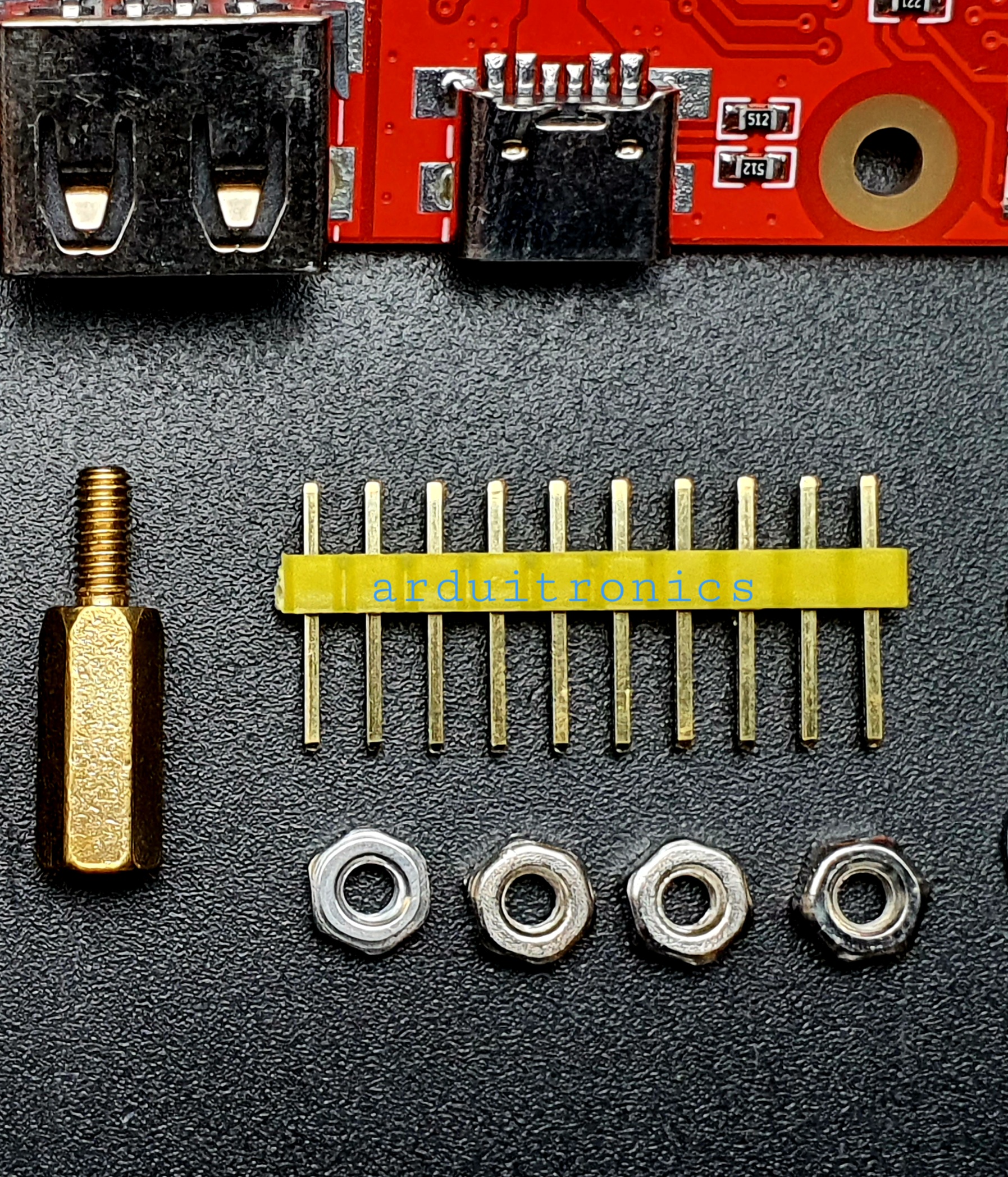 Raspberry Pi (RPi) UPSPack Standard V3 PCB สีแดง + ถ่าน 3.7V 10000mAh - Arduino, Raspberry Pi ...