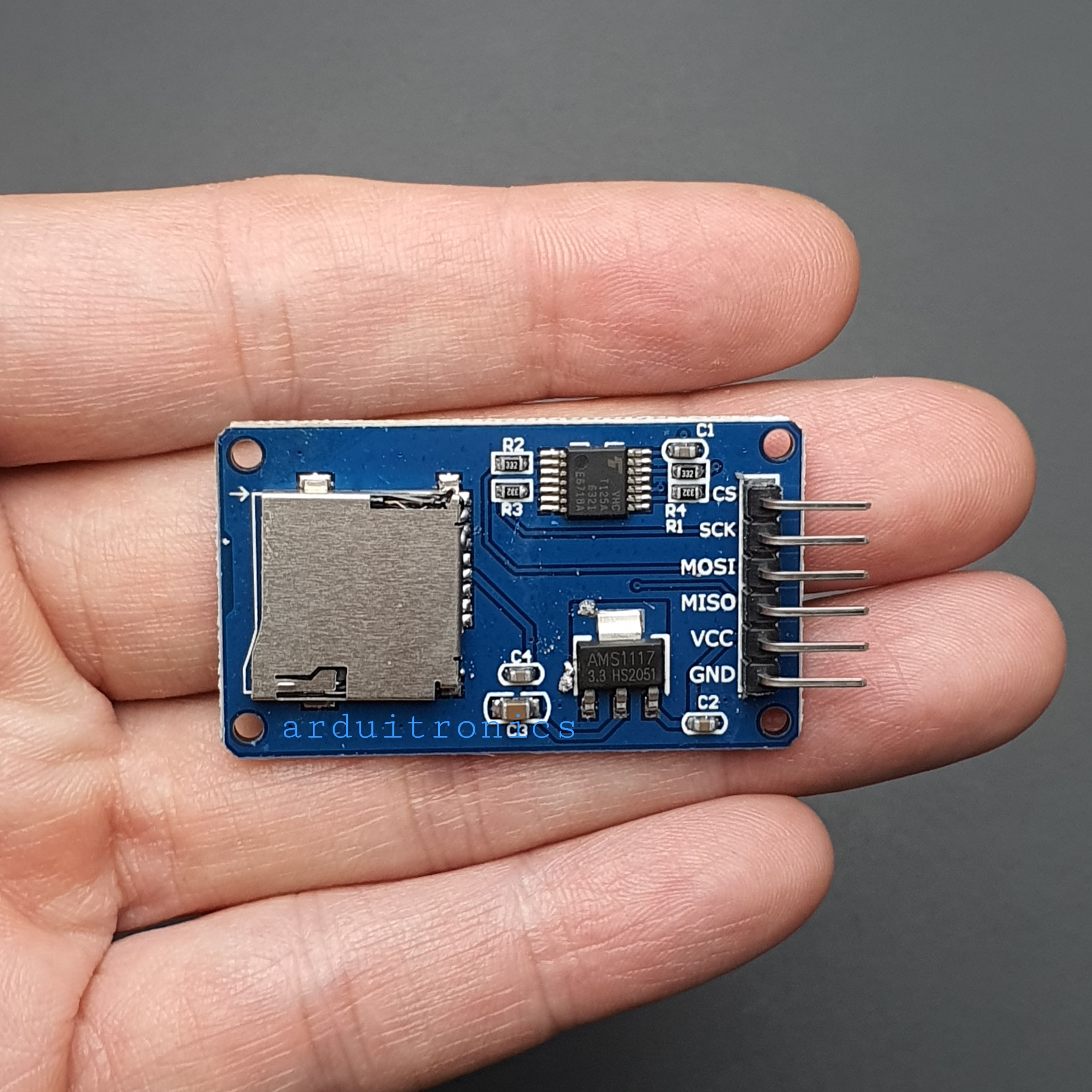 MicroSD Card Adapter (SPI Interface) - Arduino, Raspberry Pi, NodeMCU ...