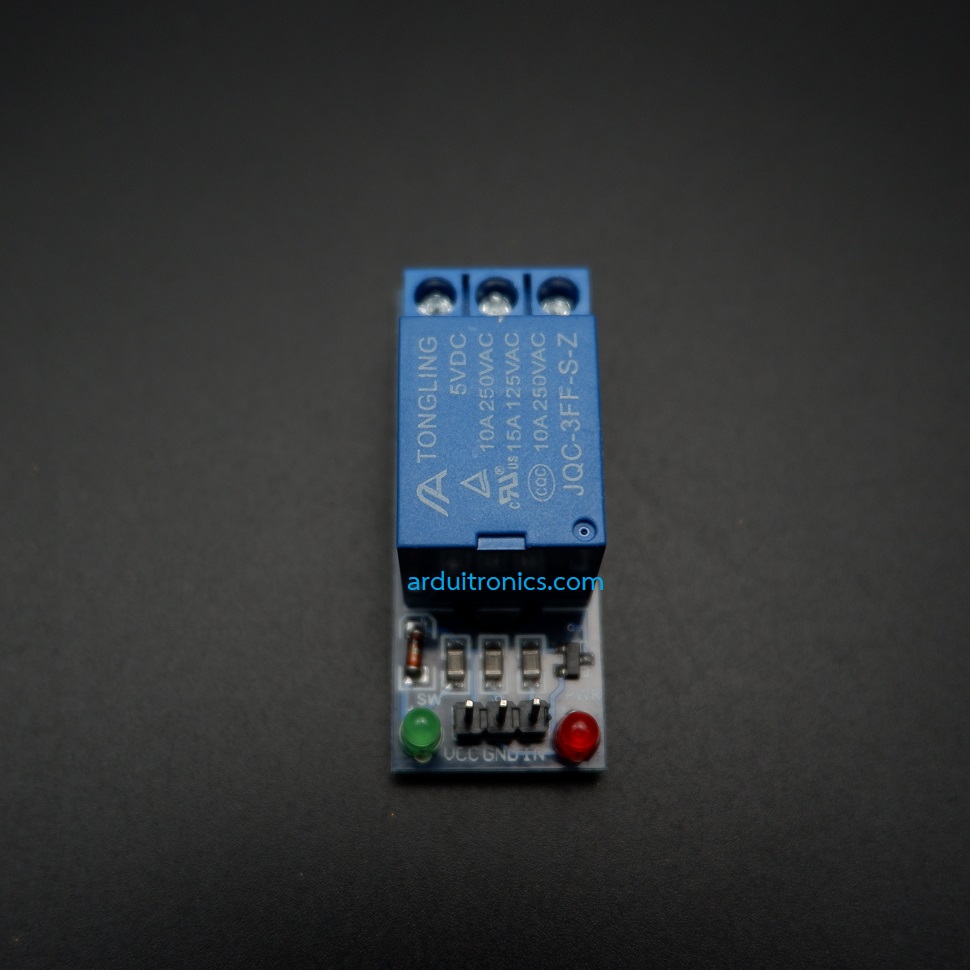 5V 1 Channel Relay High-Level Trigger Relay Module (with LED) - Arduino, Raspberry Pi, NodeMCU ...