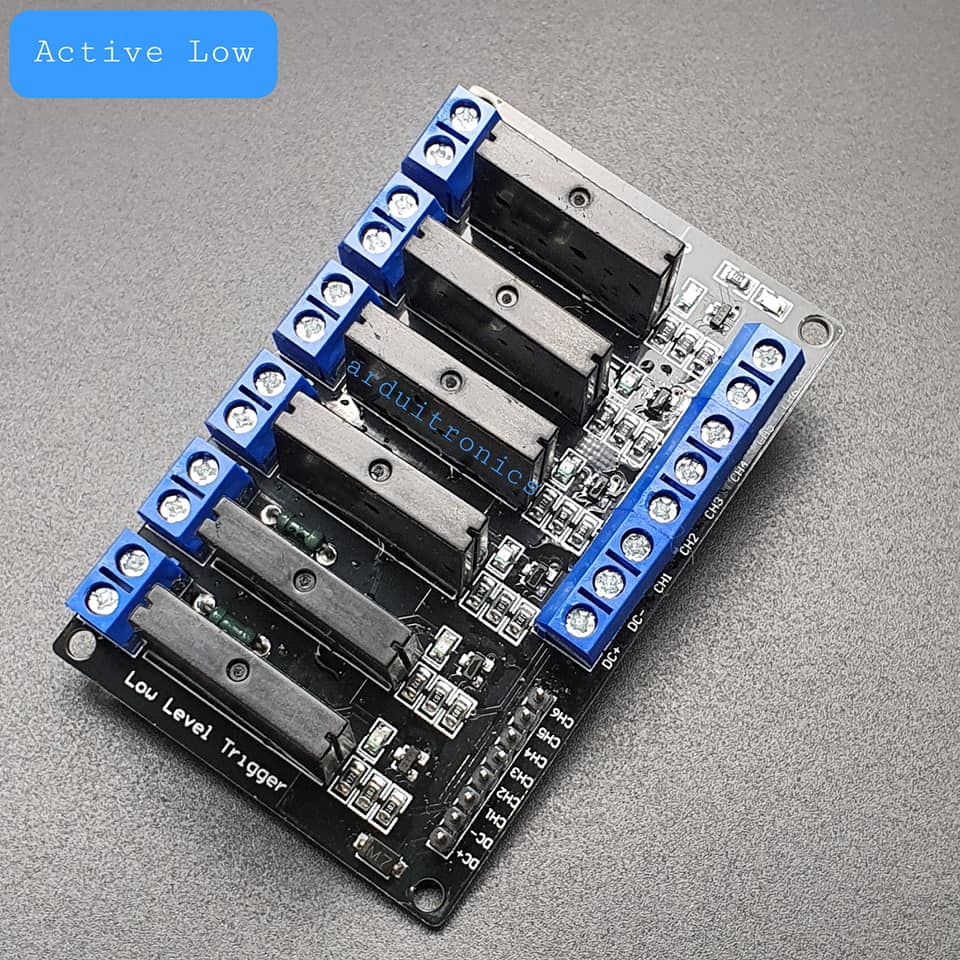 6 Channel 5V 2A Solid State Relay (SSR) Low Level Trigger - Arduino, Raspberry Pi, NodeMCU, IoT ...