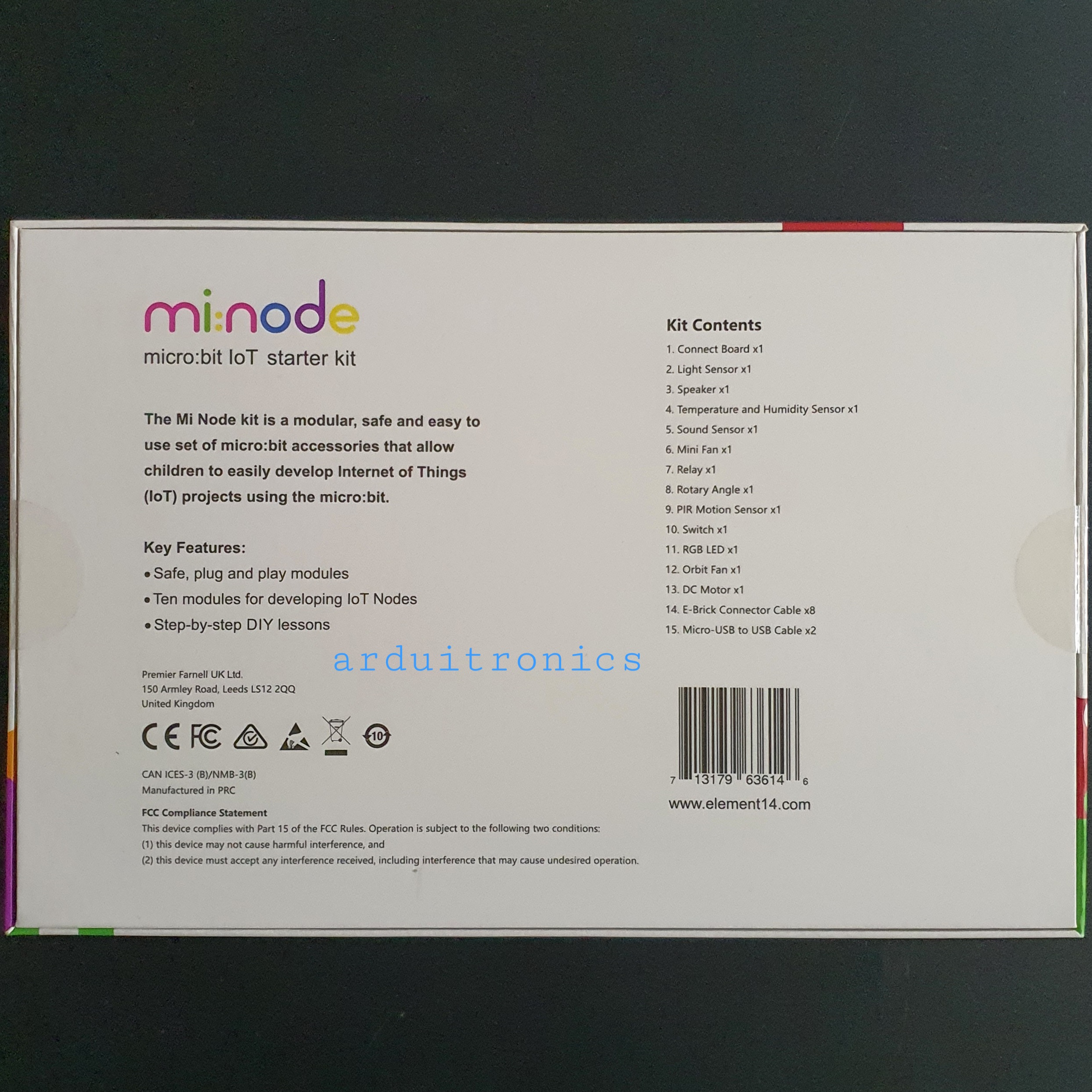 Micro:bit IoT Starter Kits (แท้จาก Element 14) - Arduino, Raspberry Pi, NodeMCU, IoT, Nvidia ...