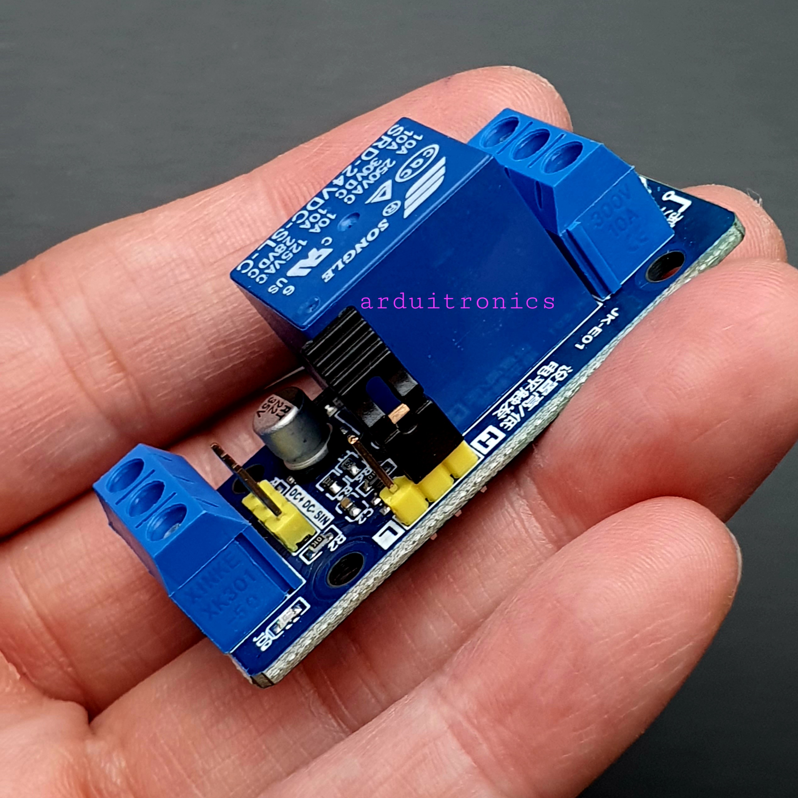 1 Channel Relay Module 24V (High/Low Level Trigger) - Arduino, Raspberry Pi, NodeMCU, IoT ...