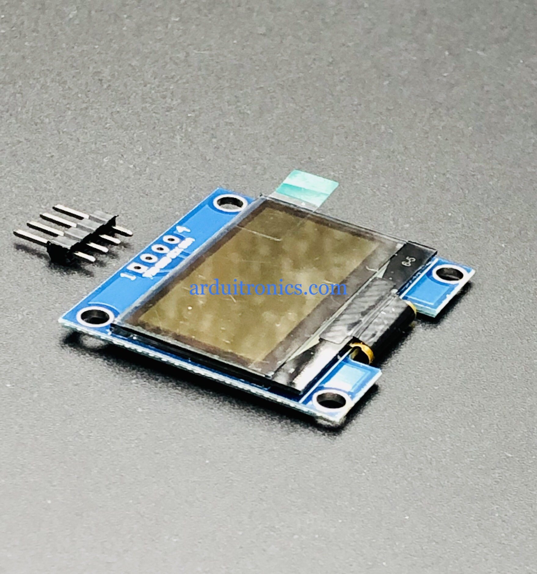 จอแสดงผล Oled 128x64 แบบ I2c ขนาด 13 สีน้ำเงิน Oled Display I2c Module 13 For Arduino