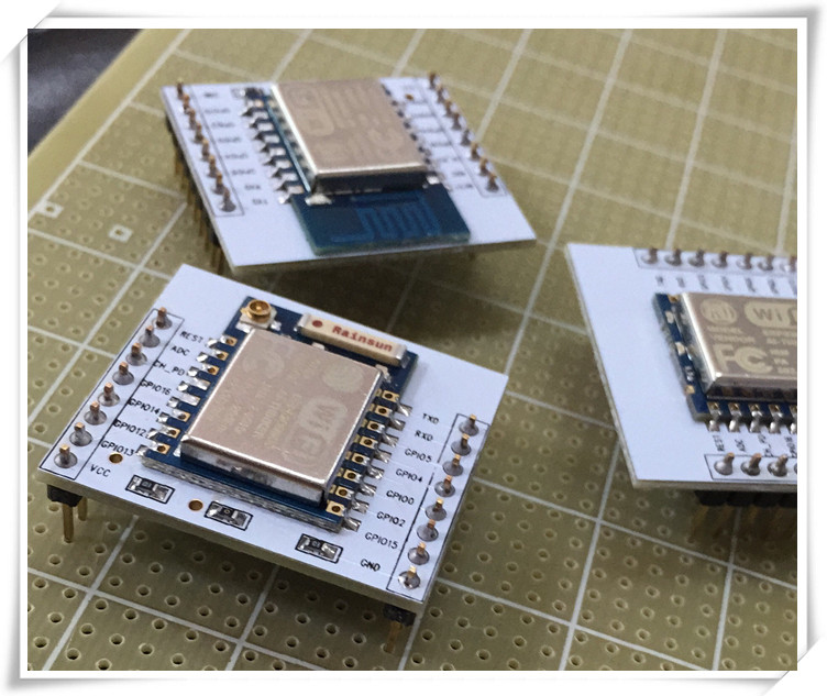 ESP8266 / LoRa Adapter Plate (ESP-07, ESP-08, ESP-12E, LoRa RA-02, LoRa RA-01) - Arduino ...