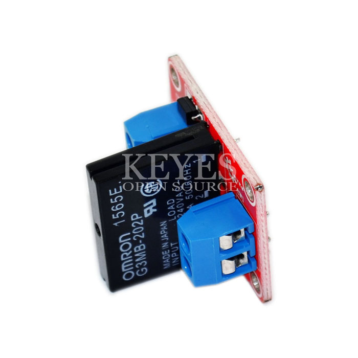 Keys 1 Channel Solid State Relay Module (SSR) Red PCB - Arduino, Raspberry Pi, NodeMCU, IoT ...