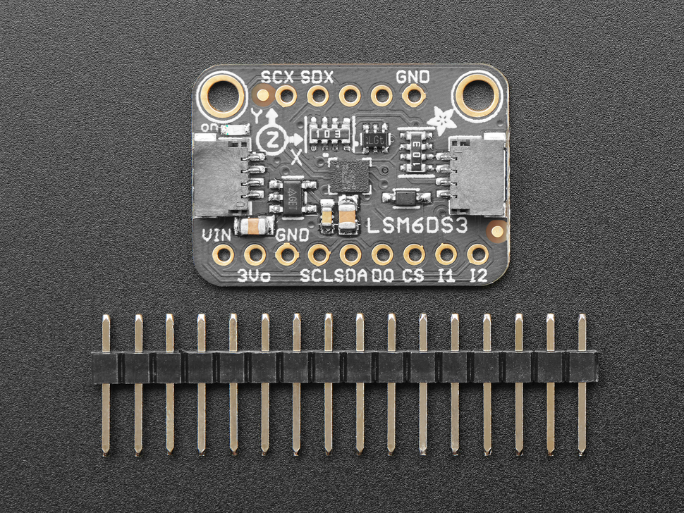 Adafruit LSM6DS3TR-C 6-DoF Accel + Gyro IMU - STEMMA QT / Qwiic (แท้จาก Adafruit, USA) - Arduino ...