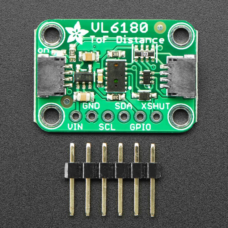 Adafruit VL6180X Time of Flight Distance Ranging Sensor (VL6180) - STEMMA QT - Arduino ...
