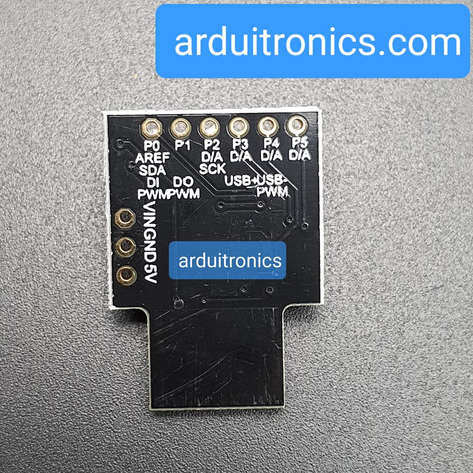 Digispark (ATtiny85) - Black PCB - Arduino, Raspberry Pi, NodeMCU, IoT ...