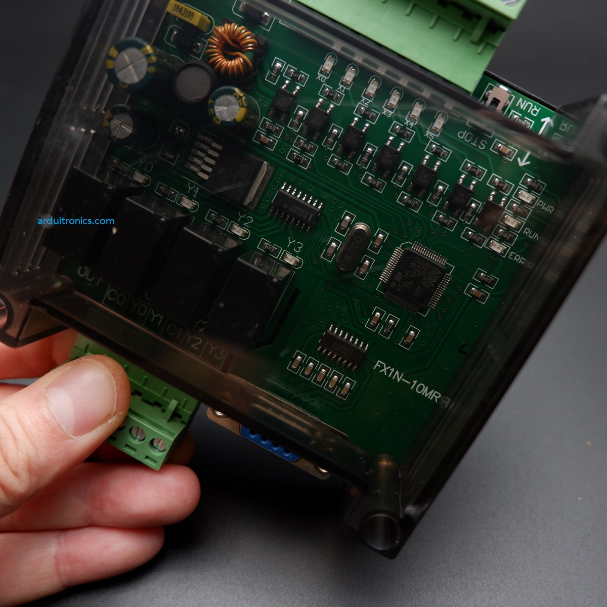 PLC (FX1N-10MR) with Housing - Arduino, Raspberry Pi, NodeMCU, IoT, Nvidia, Lora, AI, Machine ...