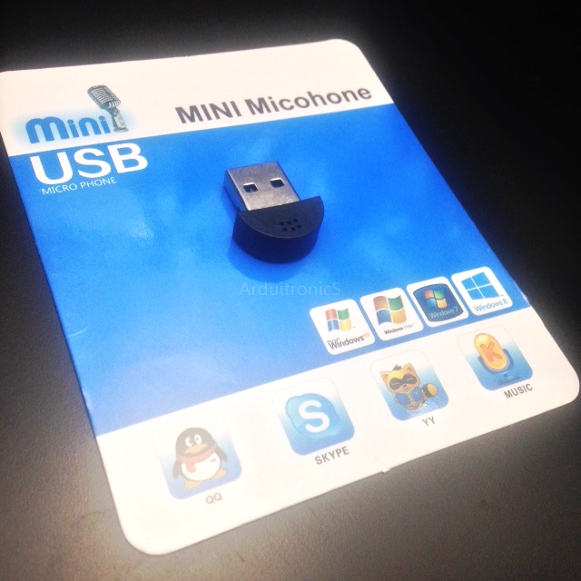 USB Mini Microphone for Raspberry Pi (also PC และ Laptop) - Arduino, Raspberry Pi, NodeMCU, IoT ...