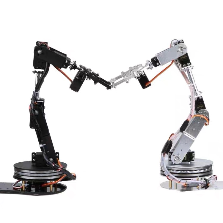 ชุดโครงแขนกลหุ่นยนต์ Arm Robot 6 DOF Arduino สีดำ โลหะ - Arduino ... ชุดโครงแขนกลหุ่นยนต์ Arm Robot 6 DOF Arduino สีดำ โลหะ - Arduino ...