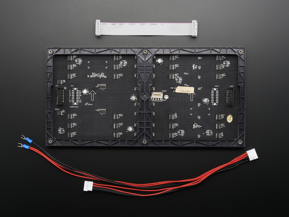 64x32 RGB LED Matrix - 5mm Pitch (Adafruit) - Arduino, Raspberry Pi, NodeMCU, IoT, Nvidia, Lora ...