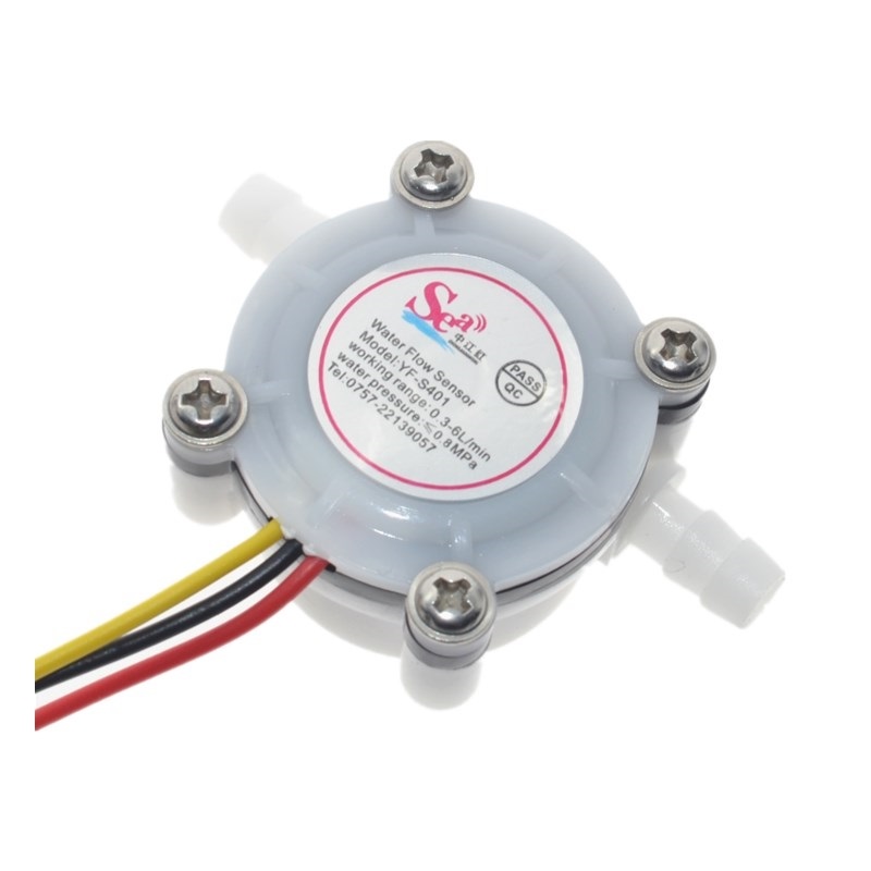 Digital Water Flow Sensor 1/8" 0.3-6L/min แรงดันต่ำกว่า 0.8 MPa (YF ...