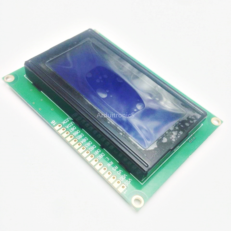 LCD 1604A Module 16x4 (Blue Backlight) - Arduino, Raspberry Pi, NodeMCU, IoT, Nvidia, Lora, AI ...