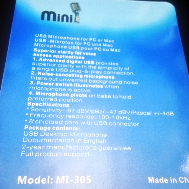 USB Mini Microphone for Raspberry Pi (also PC และ Laptop) - Arduino, Raspberry Pi, NodeMCU, IoT ...