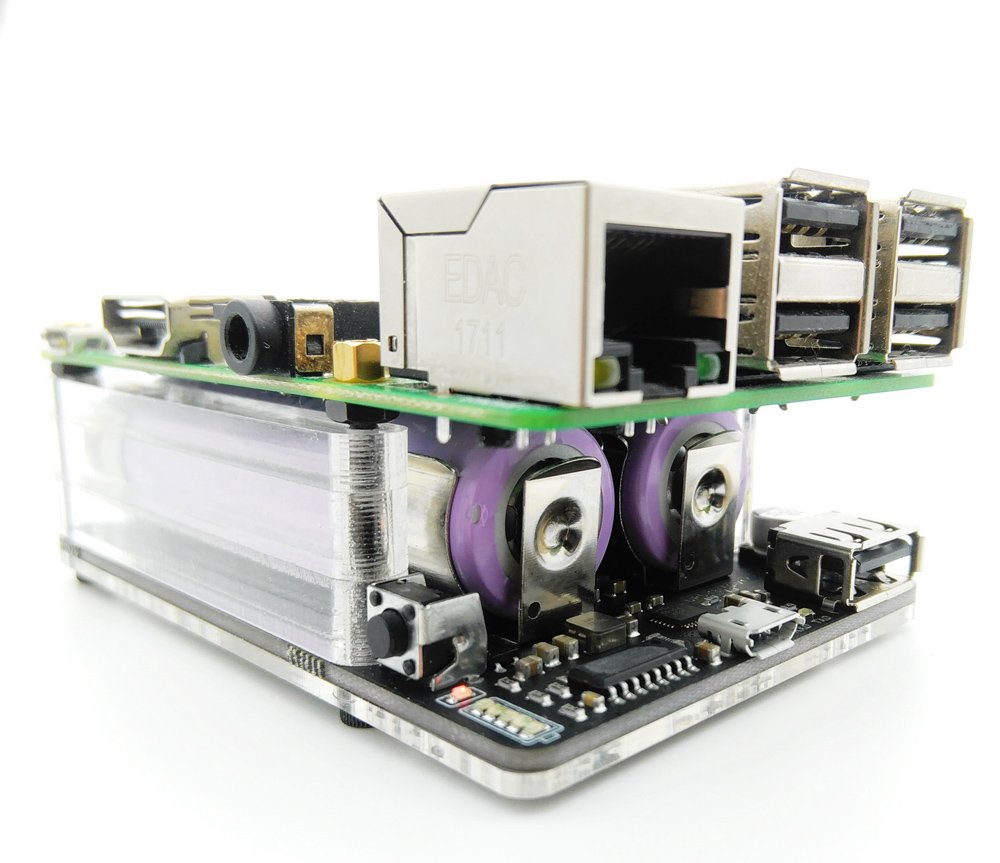 Raspberry Pi UPS - 18650 HAT with RTC 5V Output for Raspberry Pi 4B, 3B+, 3B - Arduino ...