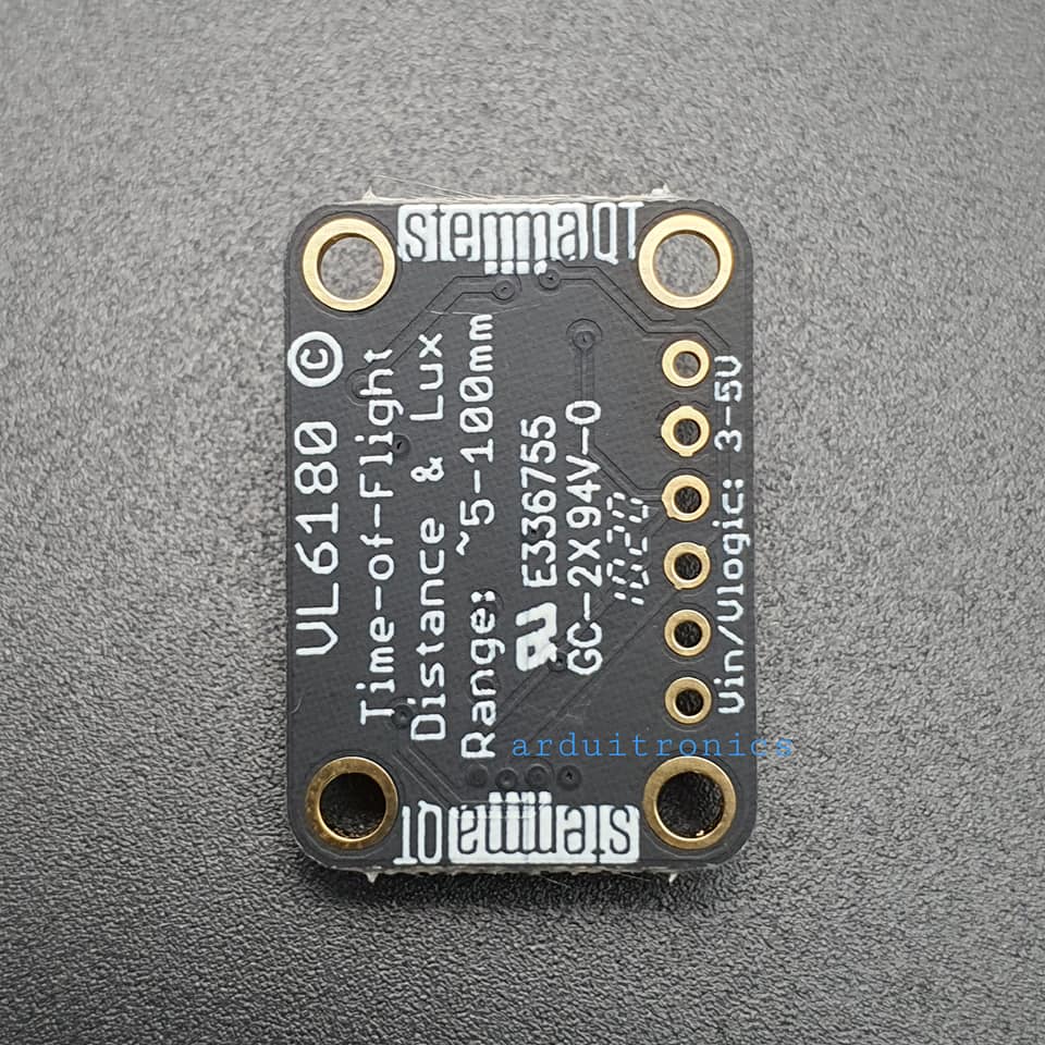 Adafruit VL6180X Time of Flight Distance Ranging Sensor (VL6180) - STEMMA QT - Arduino ...
