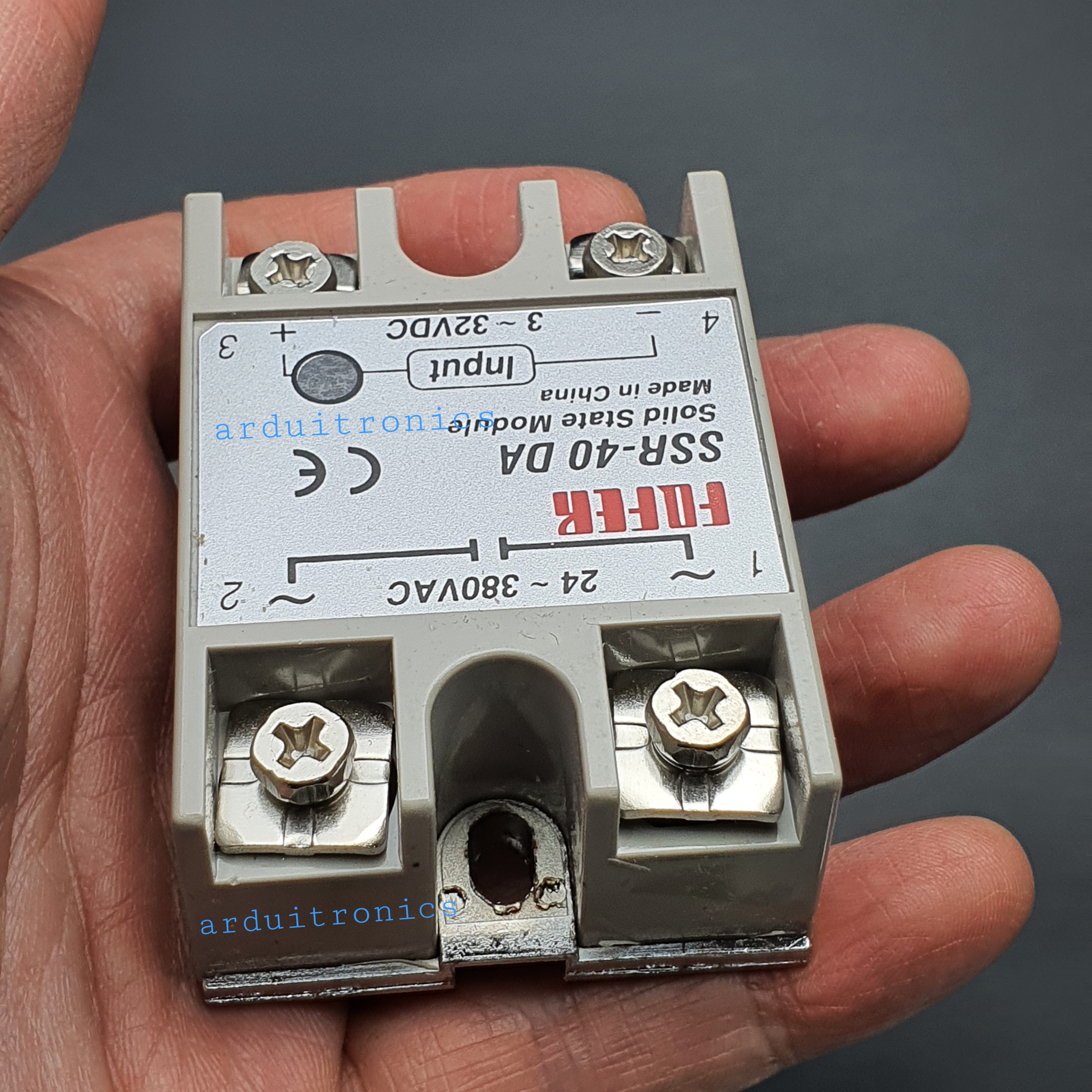 Solid State Relay (SSR) 40DA - Arduino, Raspberry Pi, NodeMCU, IoT, Nvidia, Lora, AI, Machine ...