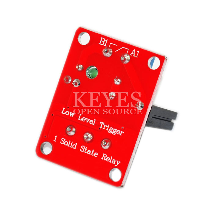 Keys 1 Channel Solid State Relay Module (SSR) Red PCB - Arduino, Raspberry Pi, NodeMCU, IoT ...