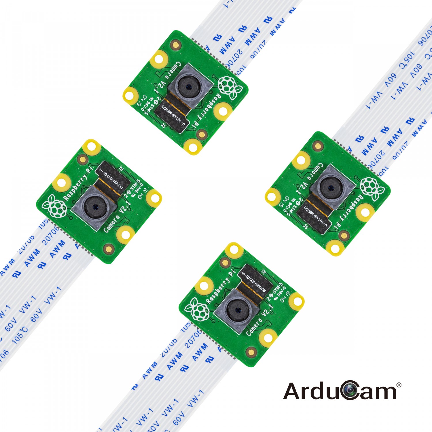 Arducam Multi Camera Adapter Bundle Kits compatible for Modified Official Raspberry Pi V2 ( 1pcs ...