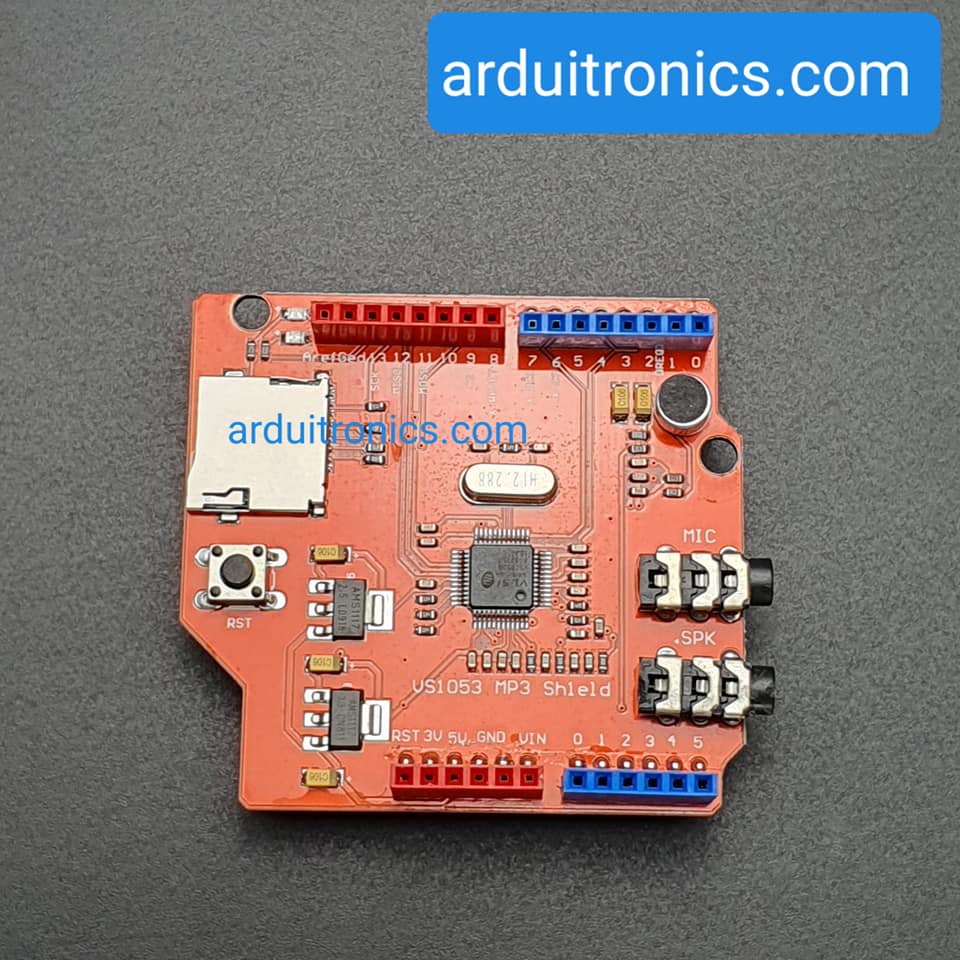 Arduino MP3 Shield Board with TF Card VS1053 - Arduino, Raspberry Pi, NodeMCU, IoT, Nvidia, Lora ...