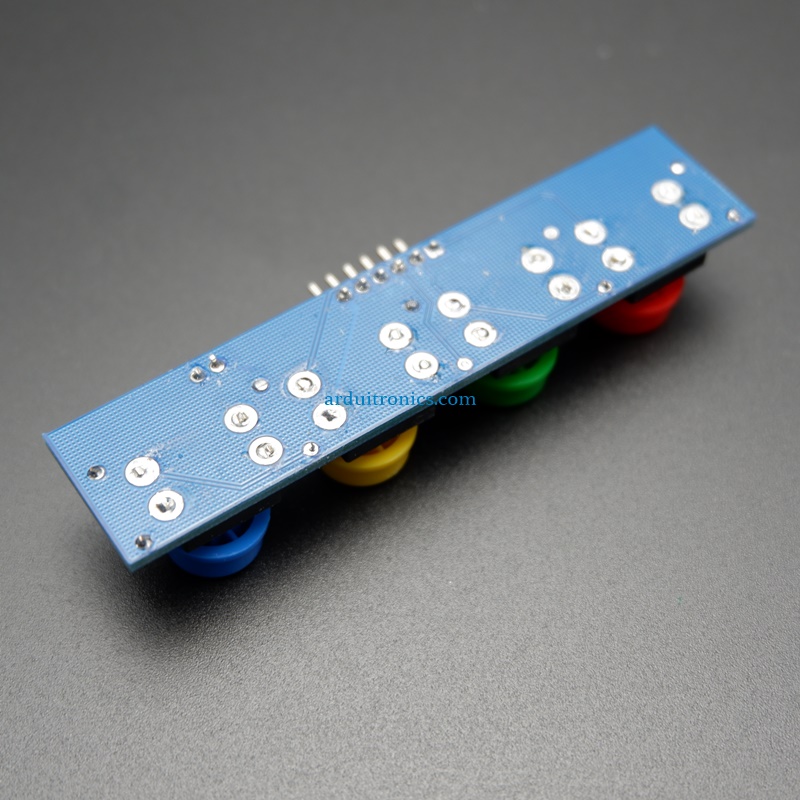 โมดูลสวิตช์กดติดปล่อยดับ 4 ปุ่ม 4 สี สำหรับ Arduino Arduino