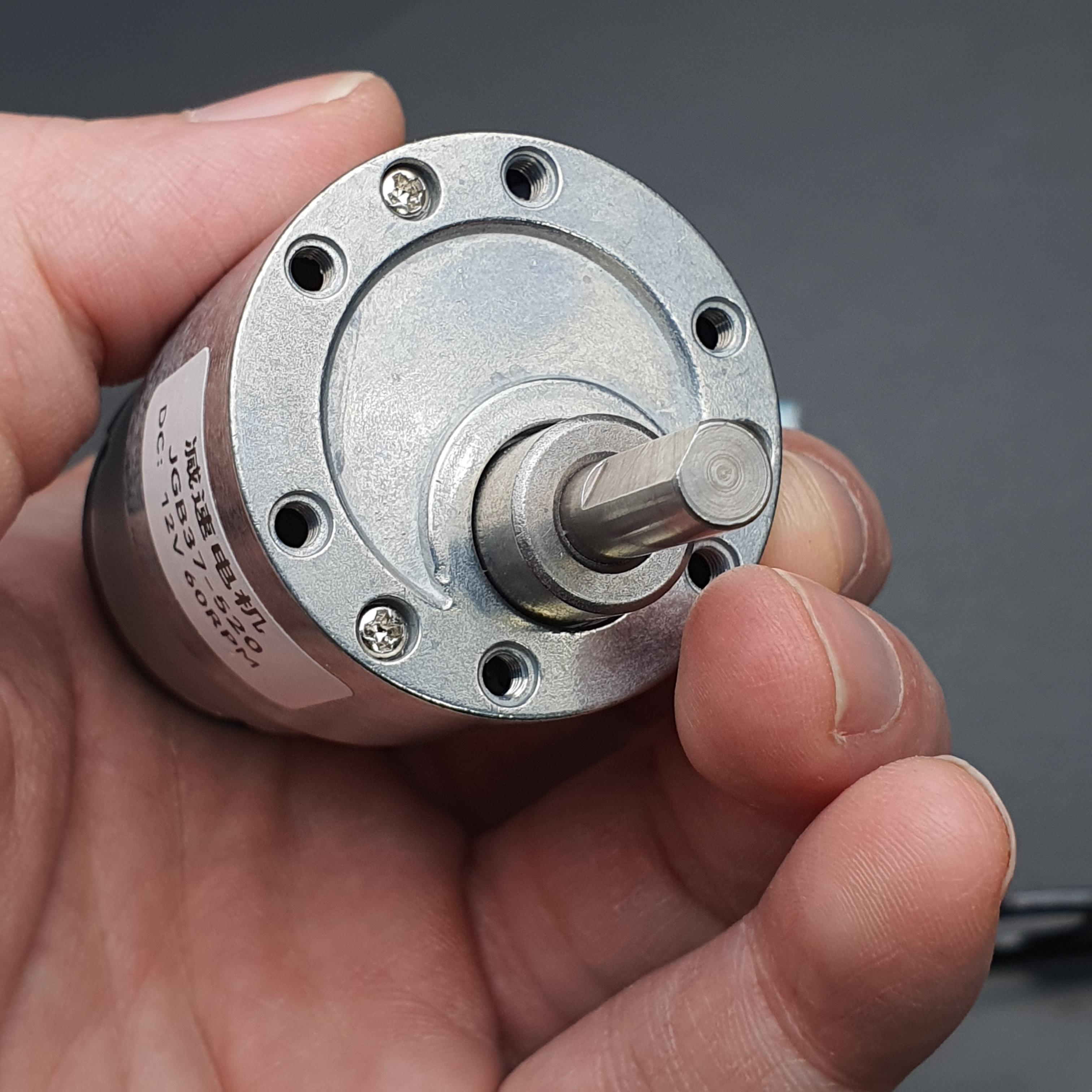 JGB37-520 Encoder Motor Set Kit 6mm Shaft with Mounting Bracket มอเตอร์ ...