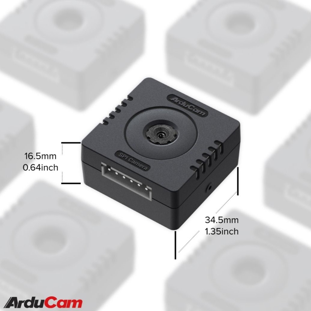 Mega 3mp Spi Camera Module With Camera Case For Any Microcontrollers