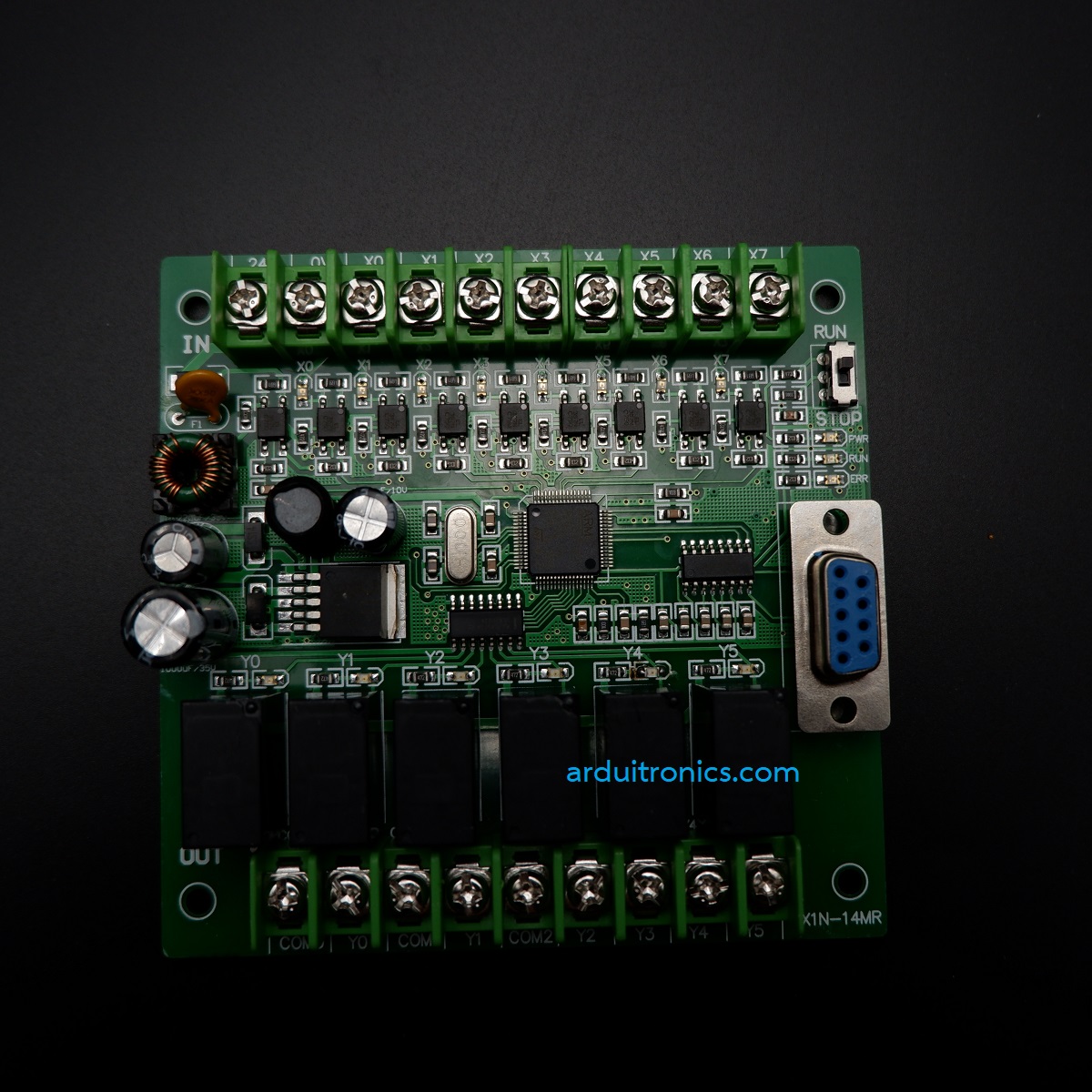 PLC (FX1N-14MR) - Arduino, Raspberry Pi, NodeMCU, IoT, Nvidia, Lora, AI, Machine Learning ...