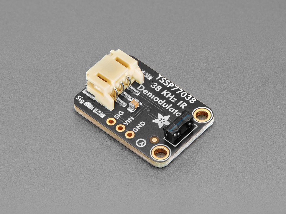 Adafruit TSSP77038 38KHz Infrared IR Demodulator Breakout - STEMMA JST ...