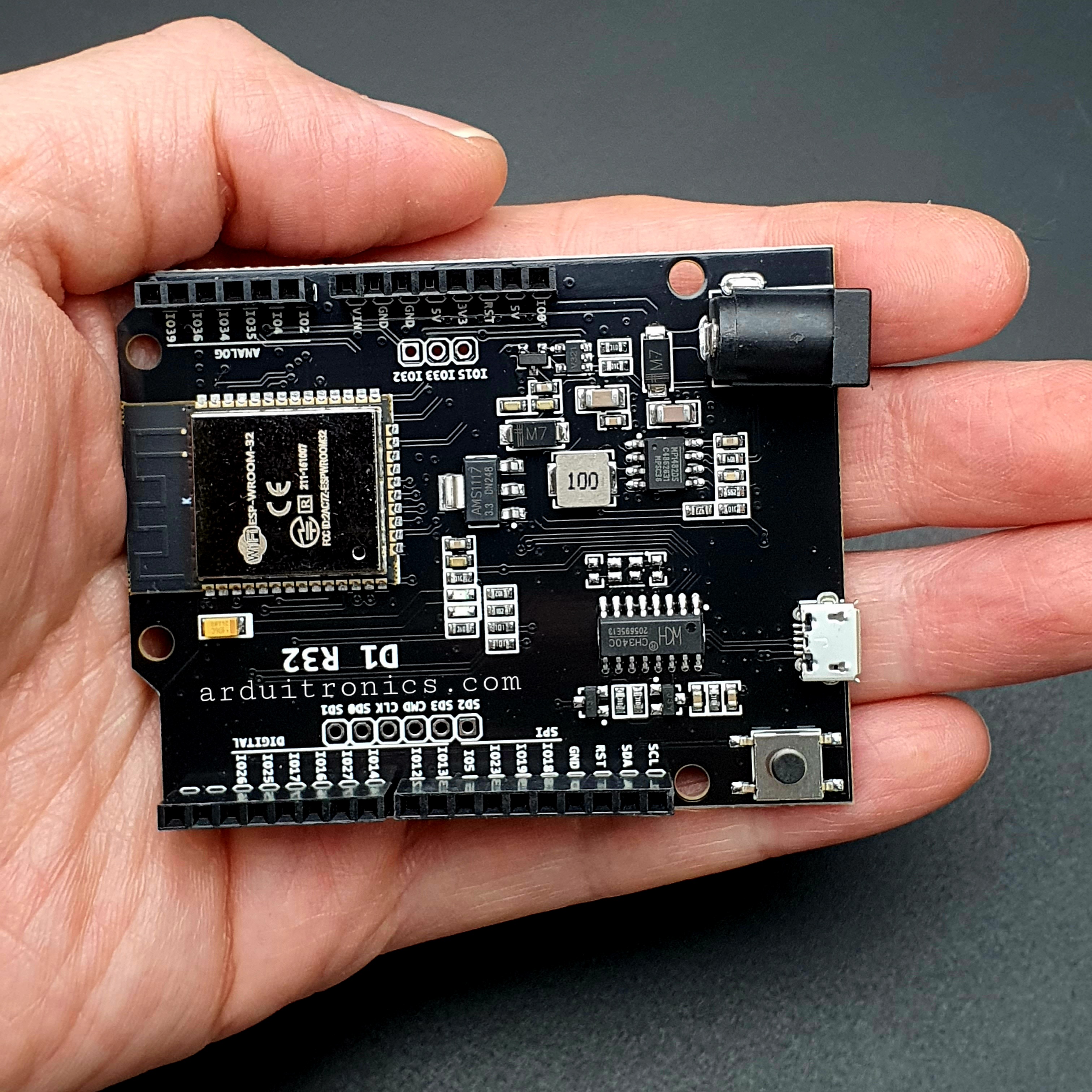 Wemos D1 Esp32 Wi Fi Bluetooth Uno บอร์ด Esp 32 Micro Arduino