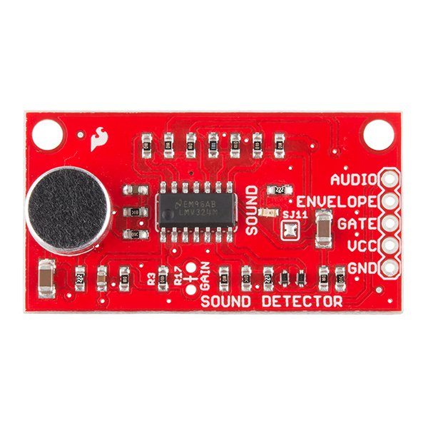 SparkFun Sound Detector (LMV324) with Headers - Arduino, Raspberry Pi, NodeMCU, IoT, Nvidia ...