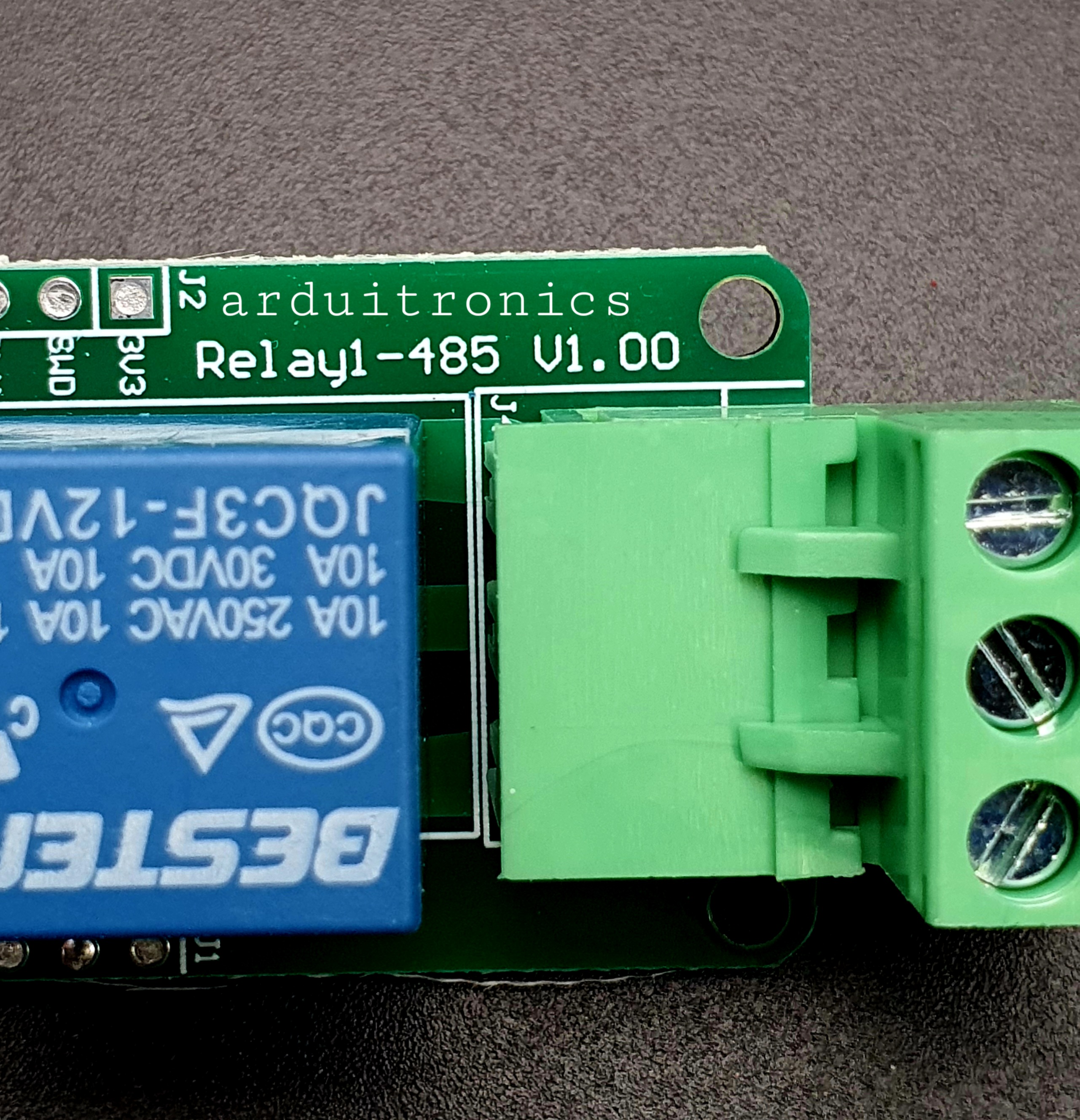 Modbus - RTU 1 Channel Relay Module RS485/TTL (12V) - Arduino, Raspberry Pi, NodeMCU, IoT ...