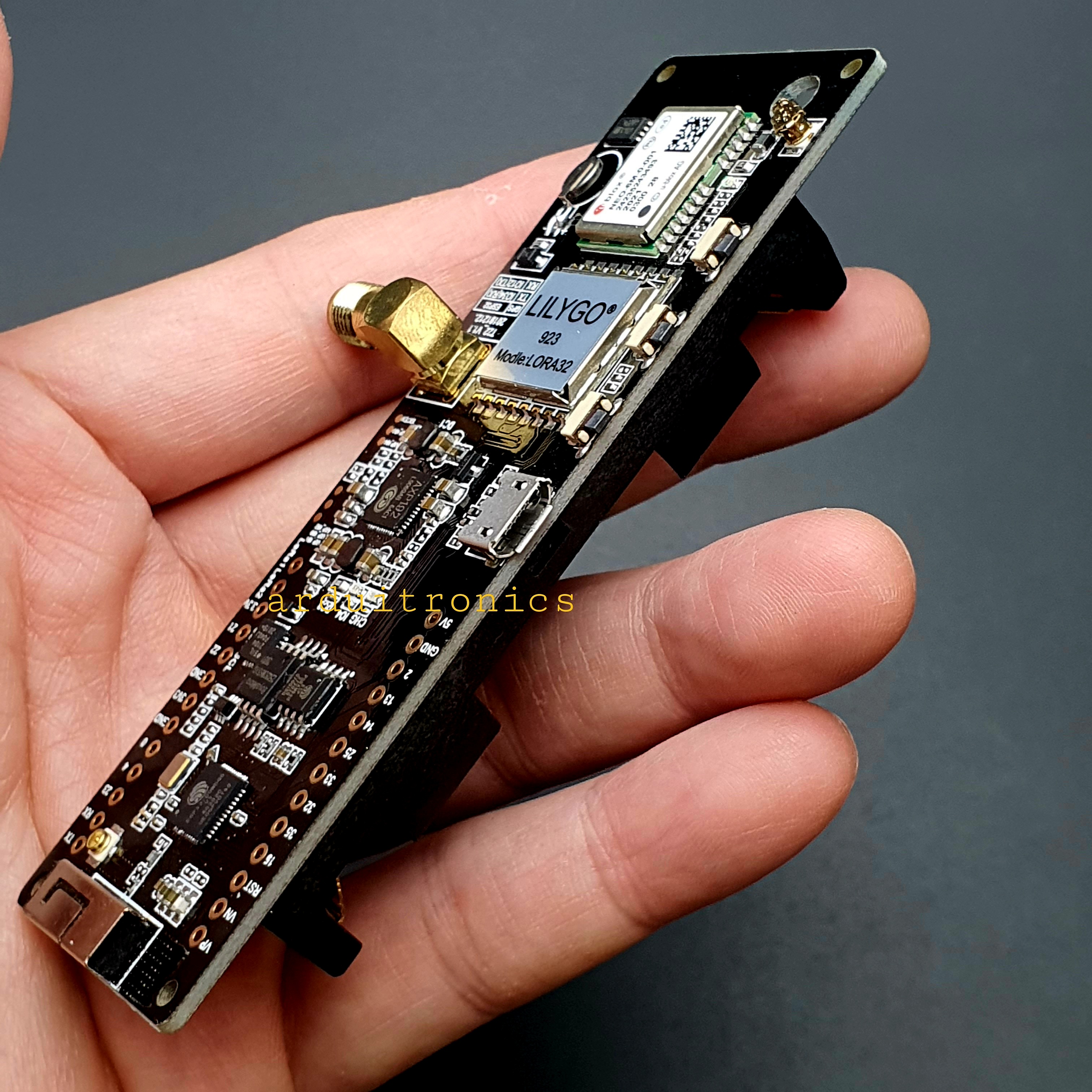 LILYGO TTGO T-Beam V1.1 ESP32 Lora32 (923MHz) GPS (NEO-6M SMA) Bluetooth พร้อมรางถ่าน 18650 ...